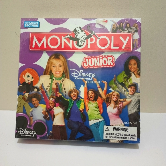 Disney | Games | Disney Channel Edition 207 Monopoly Junior New Factory ...